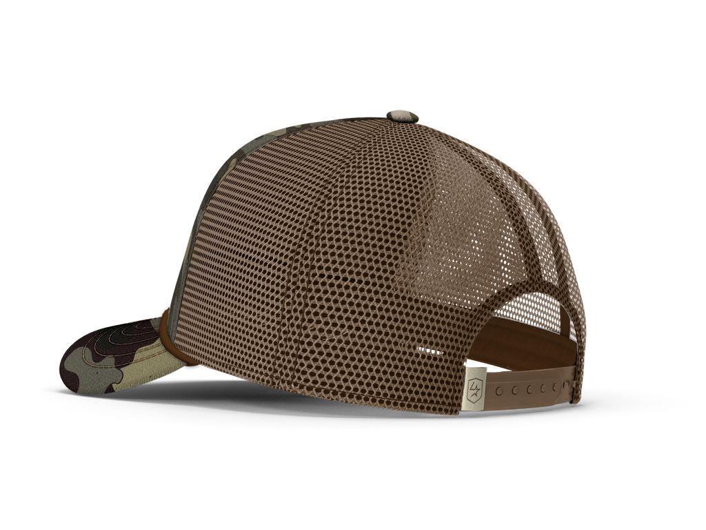 Lone Star Ropes Script Trucker Cap - Canyon Camo